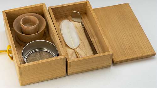 Chahaki-bako Set - Japanese Tea Mart Rikyu