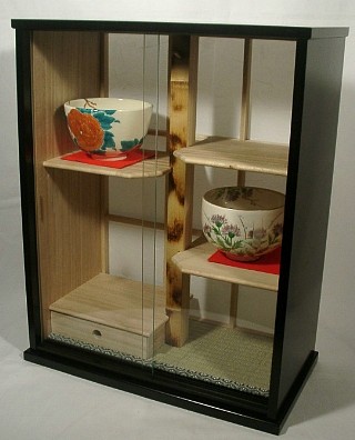 Stylish Decorative Tea Shelf - Japanese Tea Mart Rikyu